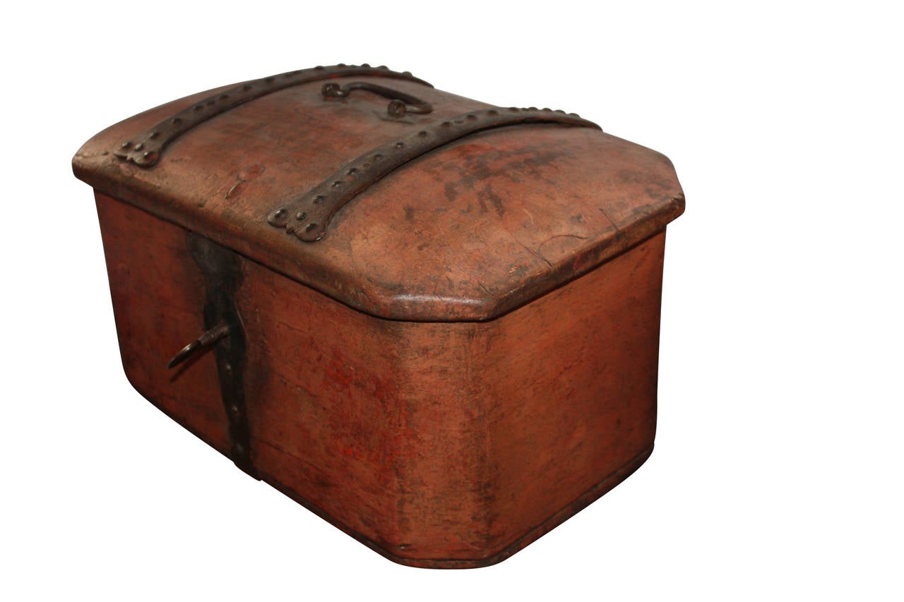 18th Century Folk Art Treasure Travel Box at 1stDibs