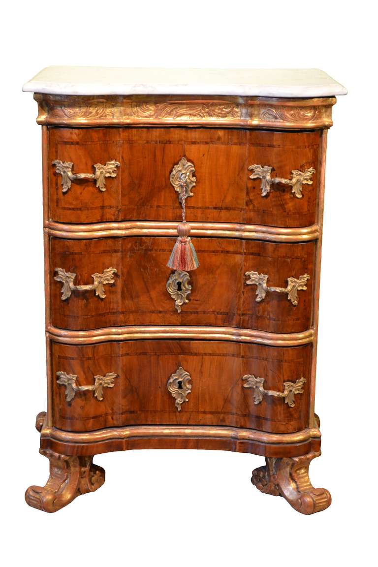 18th c. Baroque Chest Of Drawers at 1stDibs