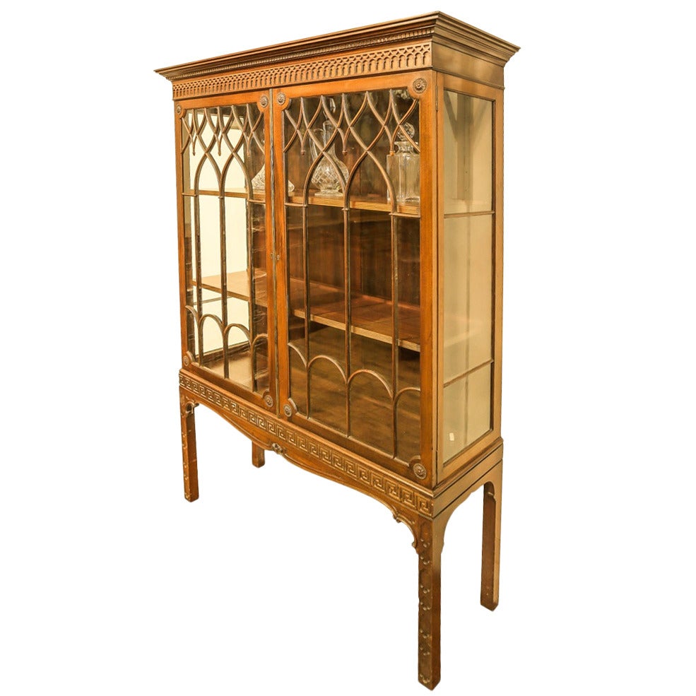Mahogany Edwardian Bookcase For Sale at 1stDibs