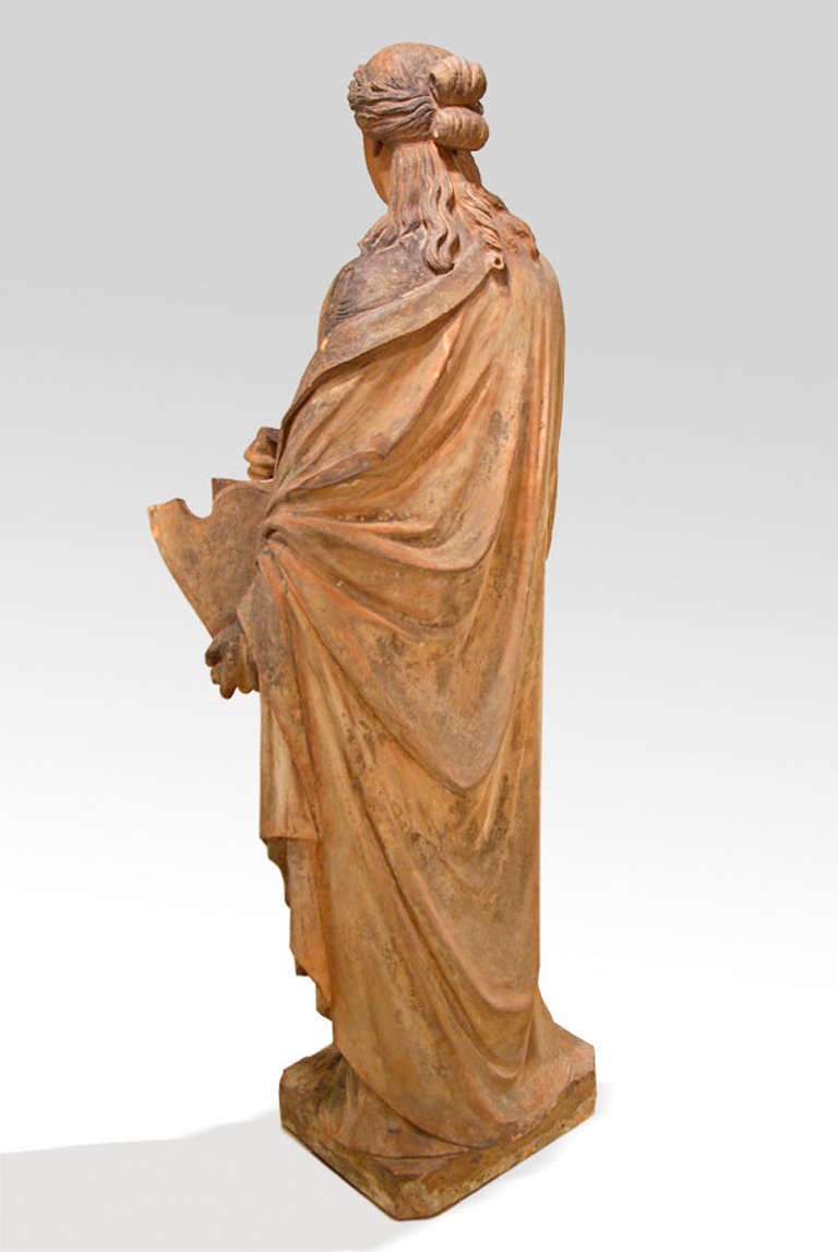Vienna Terracotta Statue For Sale at 1stDibs