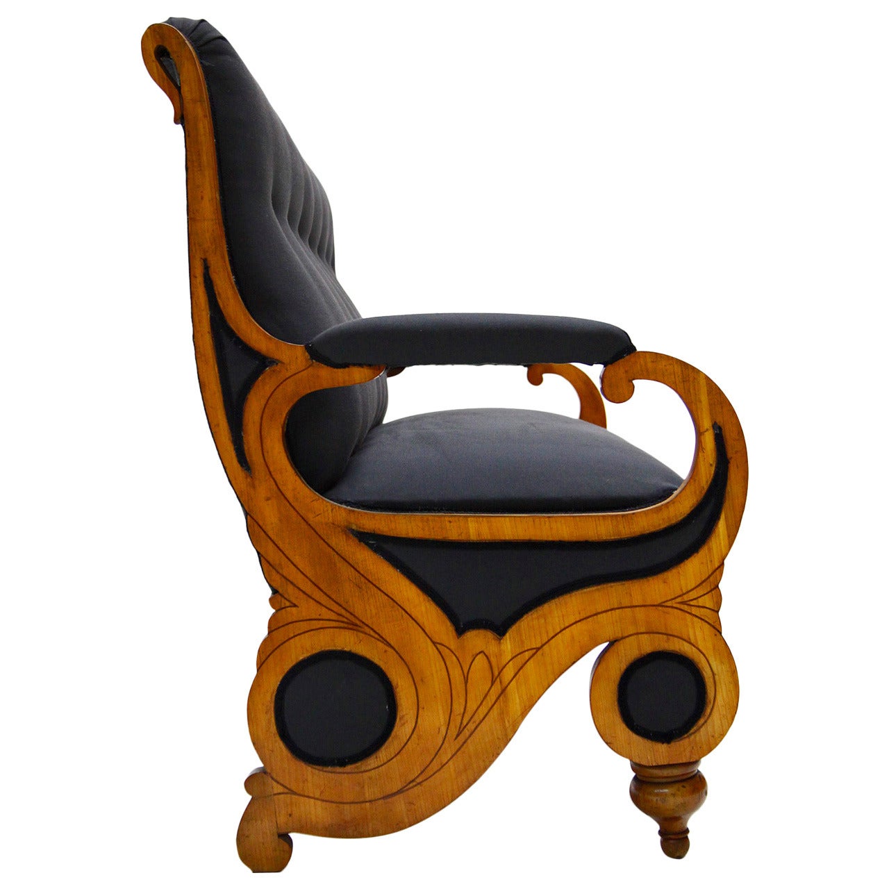 Wonderful Vienna Biedermeier Sofa, Model of Josef Danhauser For Sale at ...