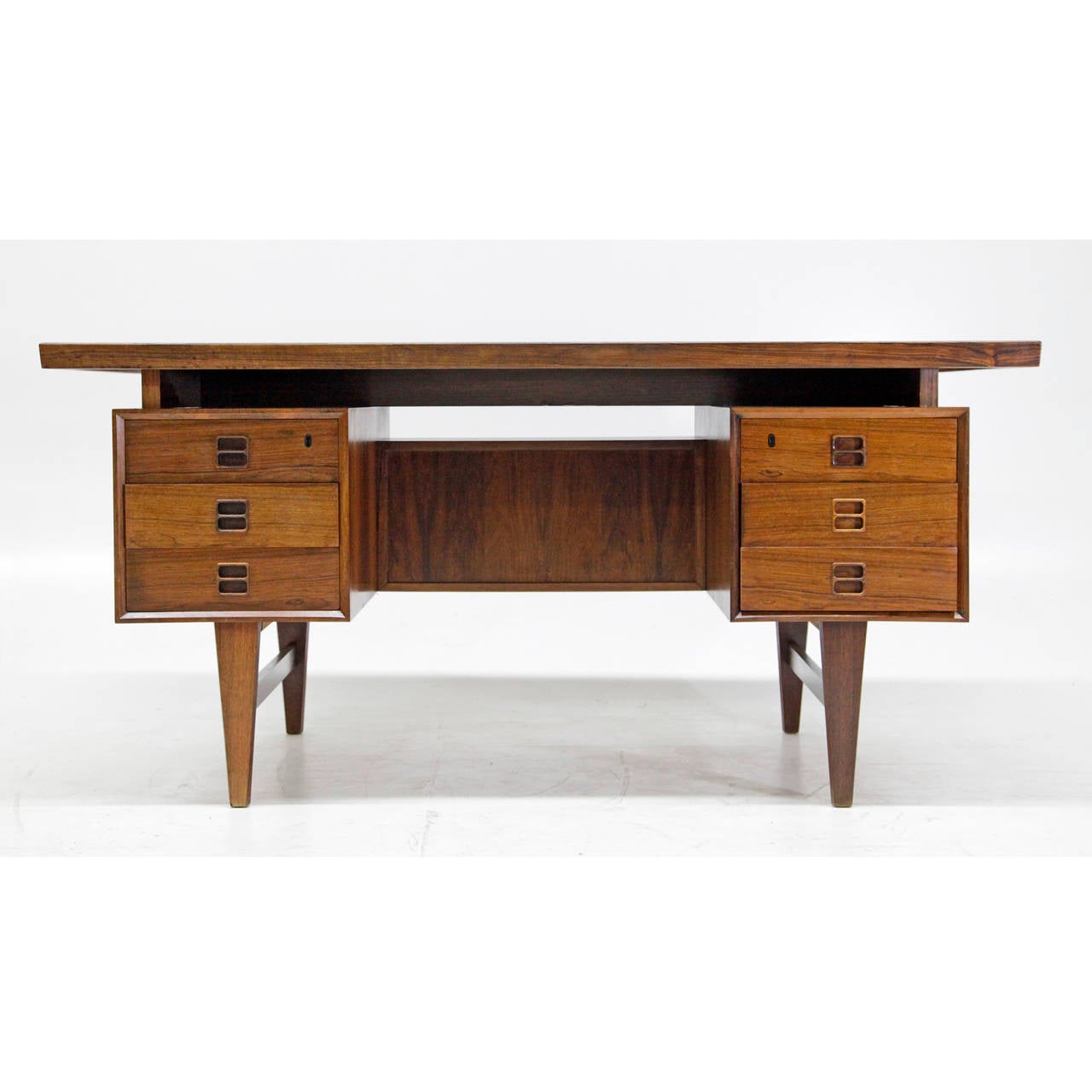 Italian Work Desk, circa 1970s at 1stDibs