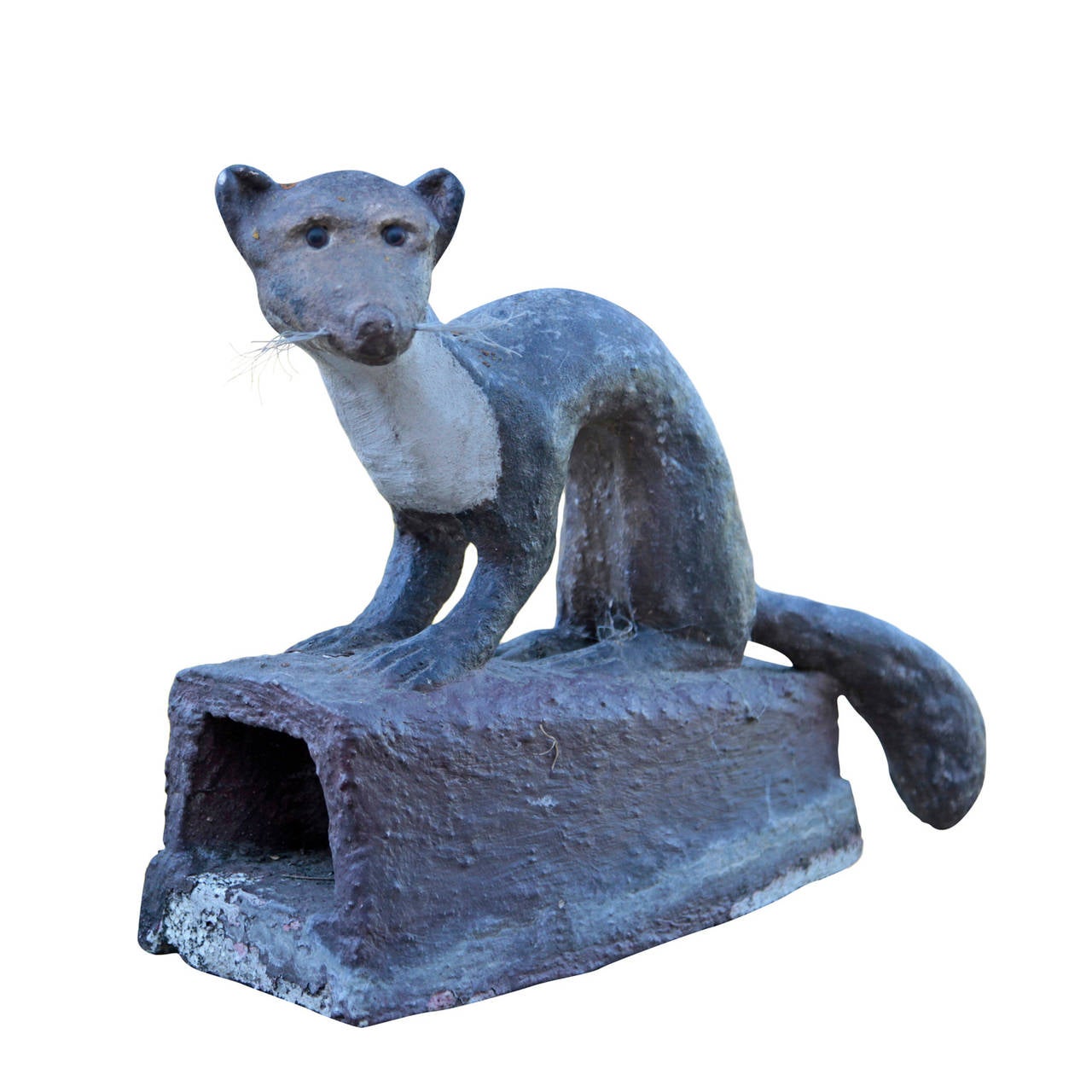 Cast Stone Weasel Sculpture by Kiefer, from the 1950s. For Sale at ...