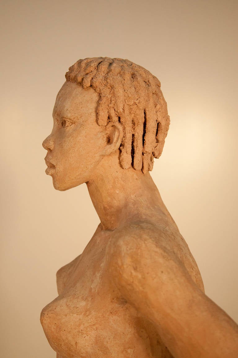 Contemporary Statue of an African Woman at 1stdibs