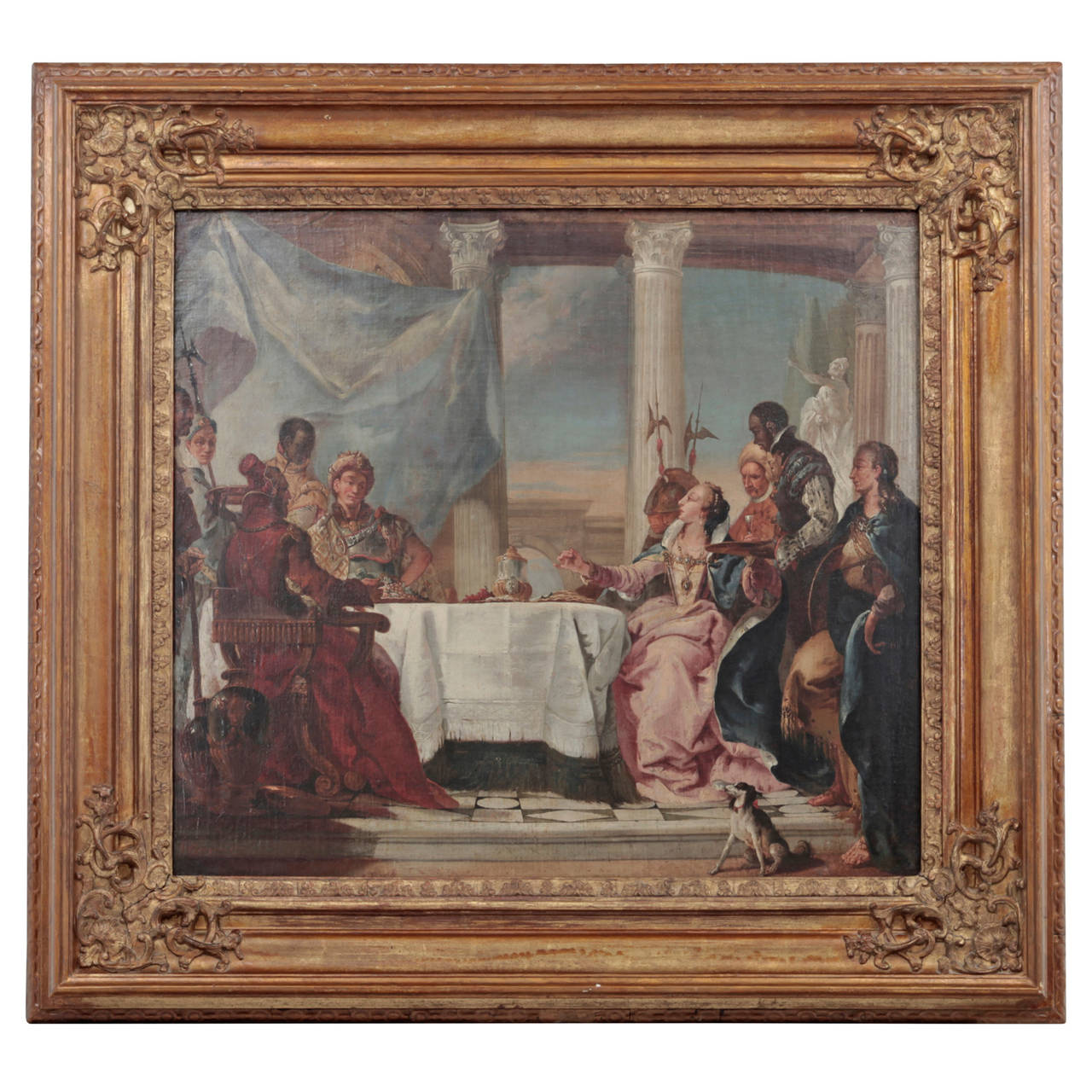 Oil Painting by Franz Martin Kuen - The Banquet of Cleopatra, 1771 For ...