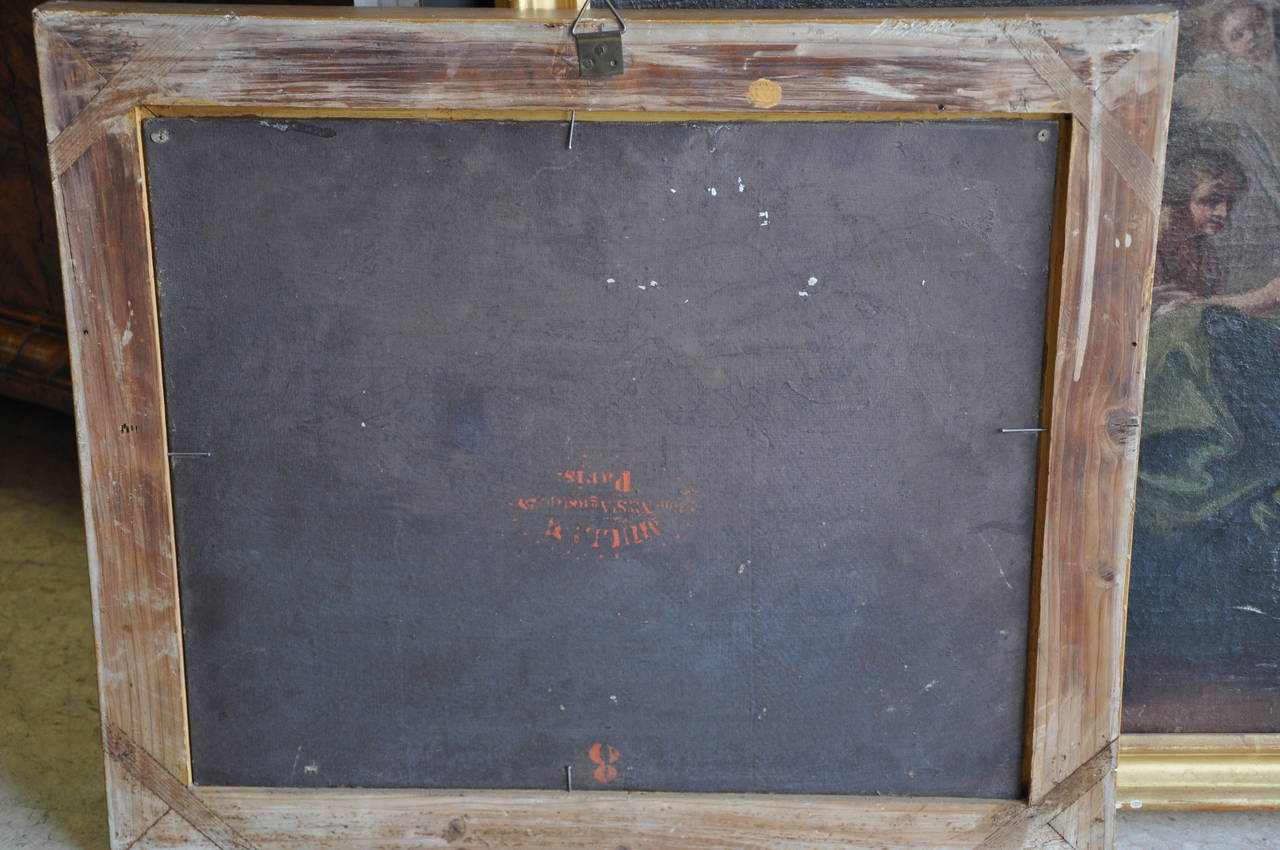 Domenico Roscio Painting, "a View of Rome from Pincio" For Sale at 1stDibs