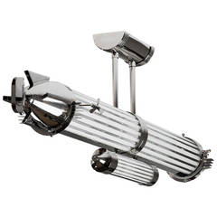 German Art Deco Ceiling Lamp, "Zeppelin" For Sale at 1stDibs