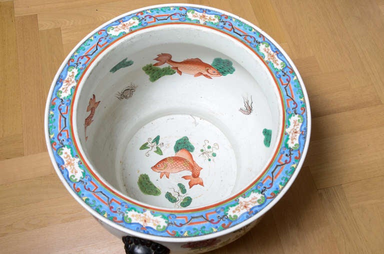 Fish Porcelain Basin For Sale at 1stDibs