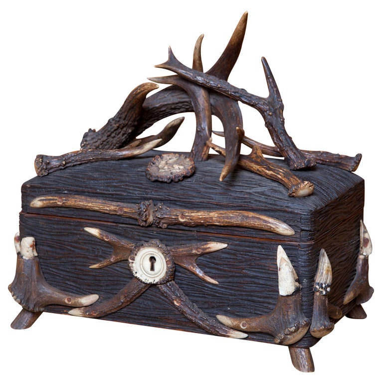 Bavarian Antler Box at 1stDibs