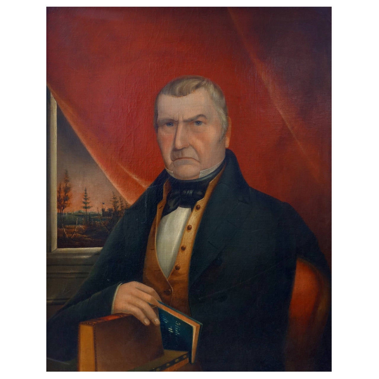 Early 19th Century Portrait of a Sea Captain at 1stDibs