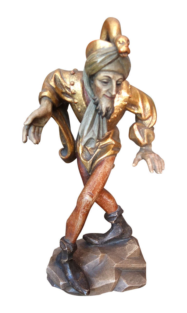 Set of 7 Moriska Dancers German Carving From Bavaria For Sale at 1stDibs