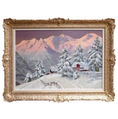 "Alpen Sunset" by Alois Arnegger at 1stDibs