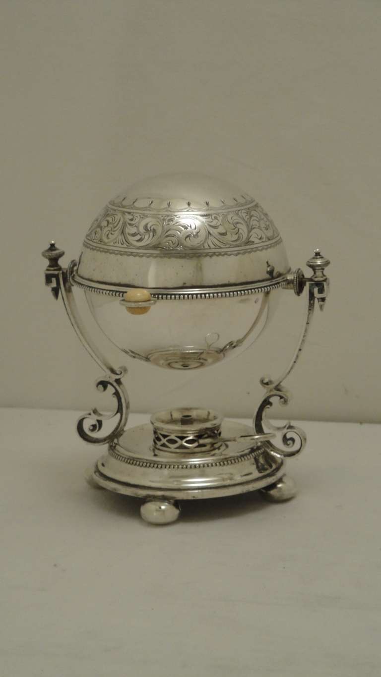 English Silver Plated Egg Coddler at 1stDibs