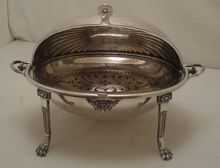 English Silver Plated Breakfast Server at 1stDibs