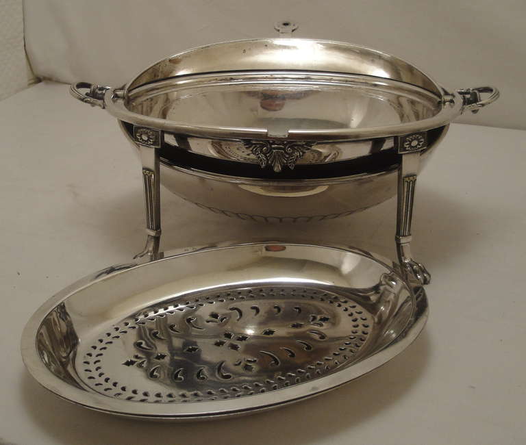 English Silver Plated Breakfast Server at 1stDibs
