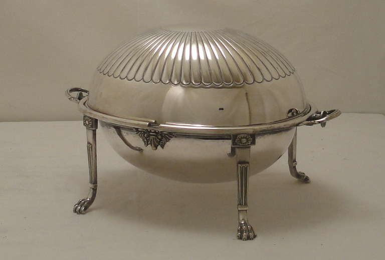 English Silver Plated Breakfast Server at 1stDibs