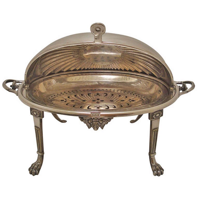 English Silver Plated Breakfast Server at 1stDibs