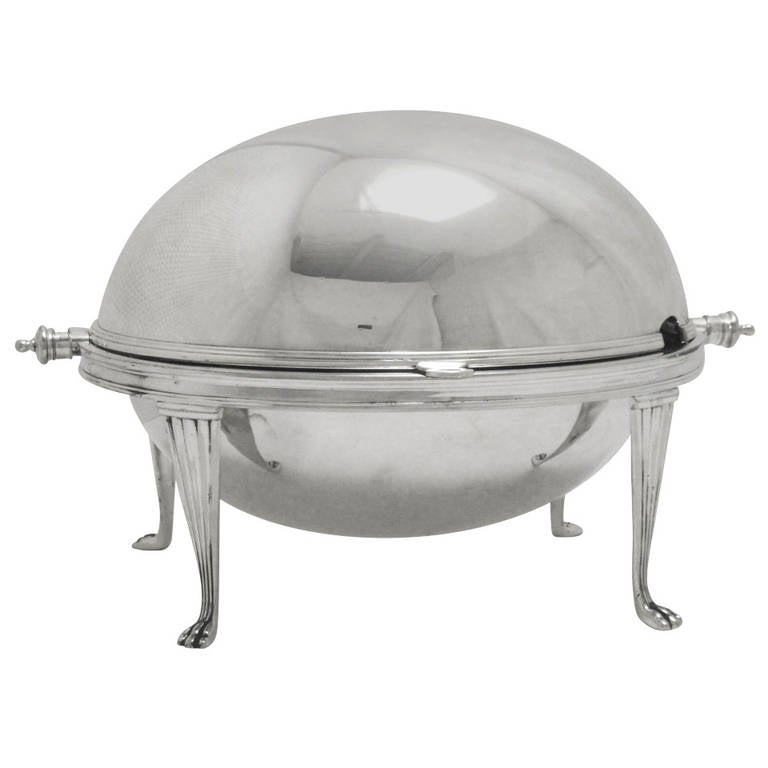 English Silver Plated Breakfast Server For Sale at 1stDibs