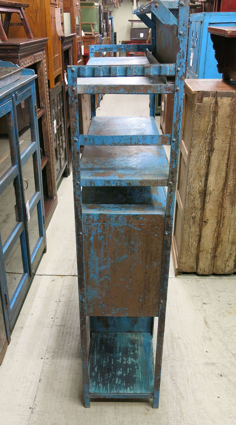 Machine Age Industrial Shelf Bookcase For Sale at 1stDibs