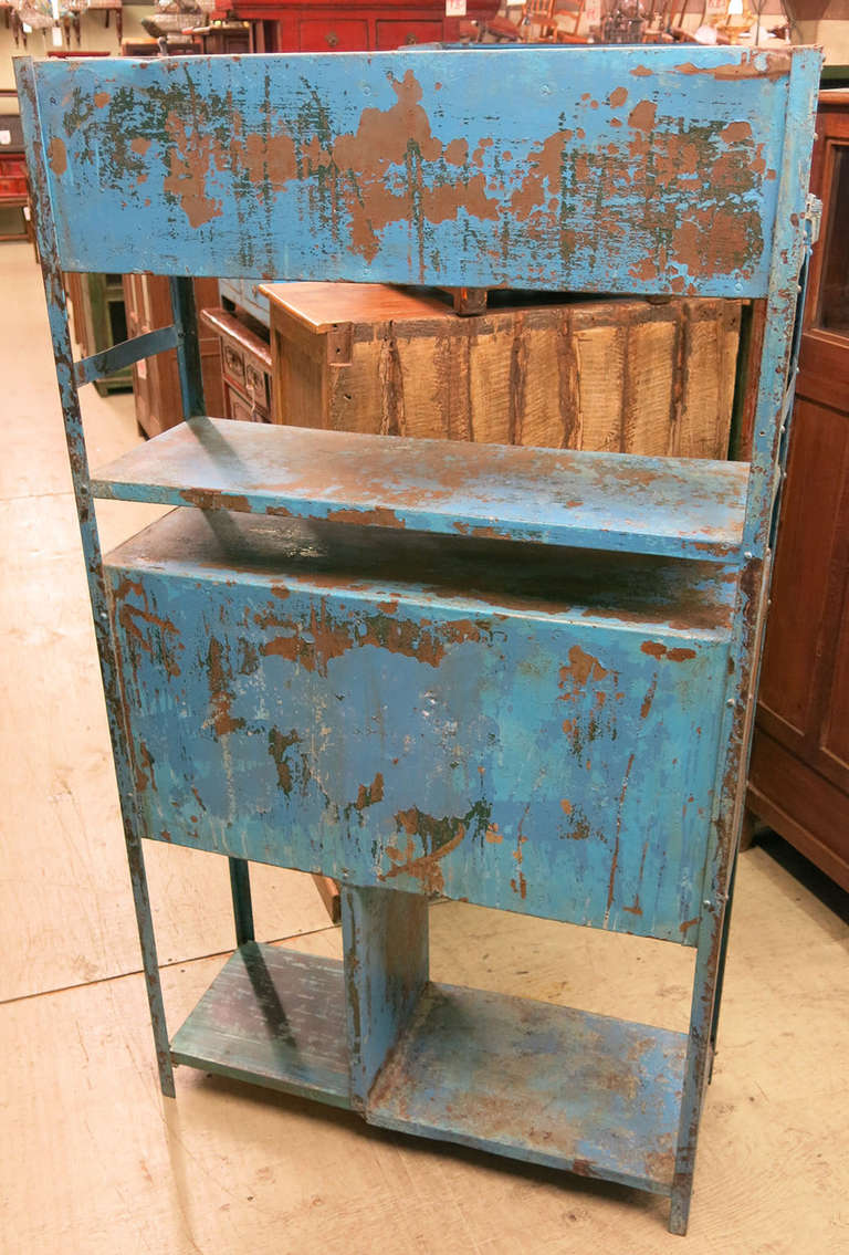 Machine Age Industrial Shelf Bookcase For Sale at 1stDibs