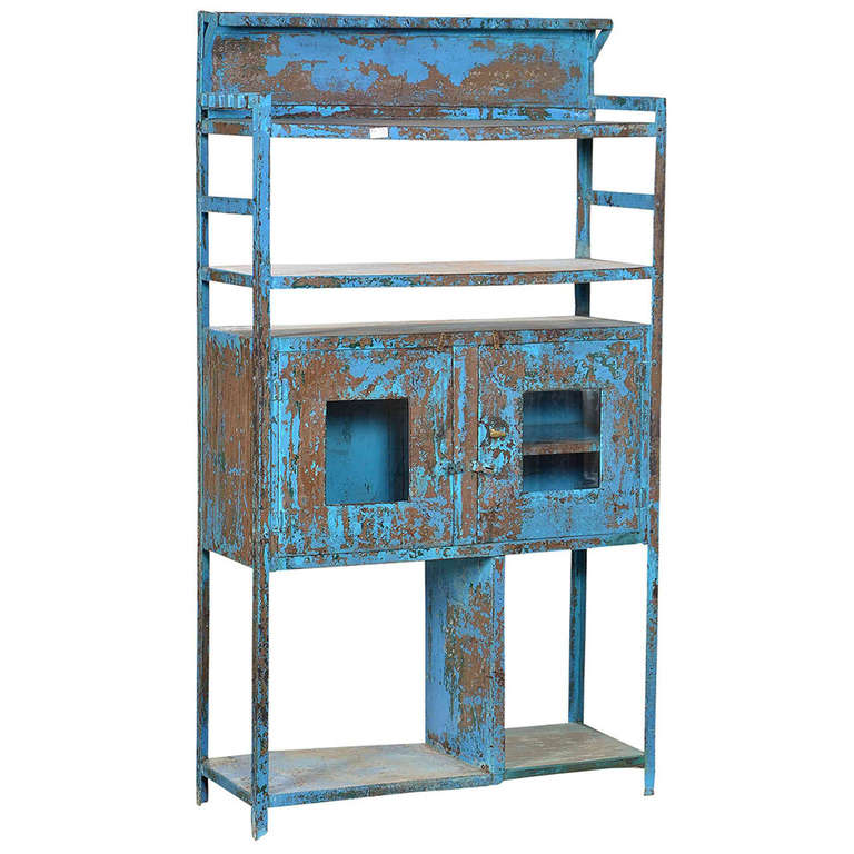 Machine Age Industrial Shelf Bookcase For Sale at 1stDibs