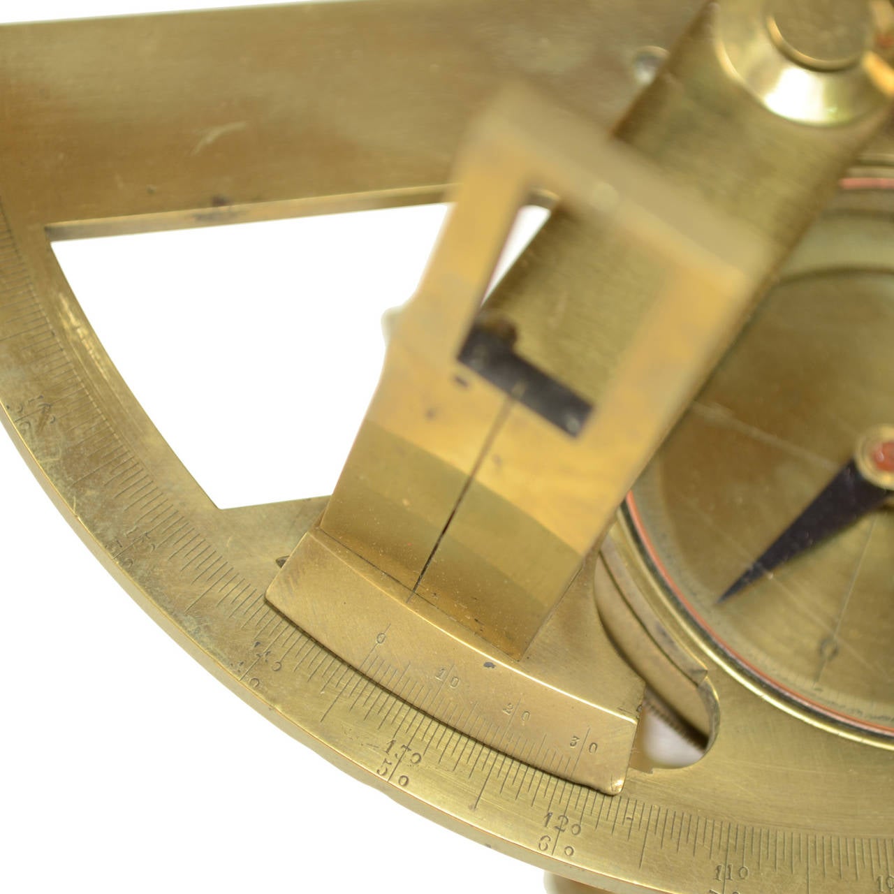 Brass Graphometer, French Manufacture, Mid-19th Century at 1stDibs