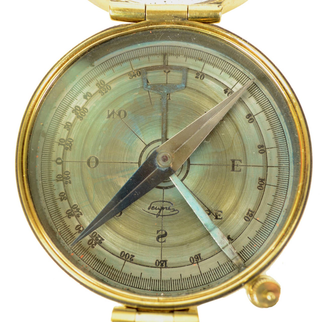 Rare Topographic Explorer Compass, Late 19th Century For Sale at 1stdibs