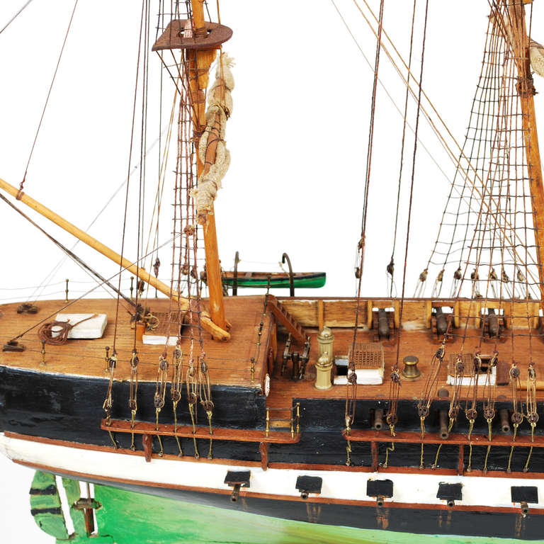 Model of the Jylland steam frigate, Denmark 1930's at 1stdibs