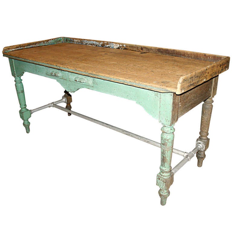 Make-Do Work Table at 1stDibs