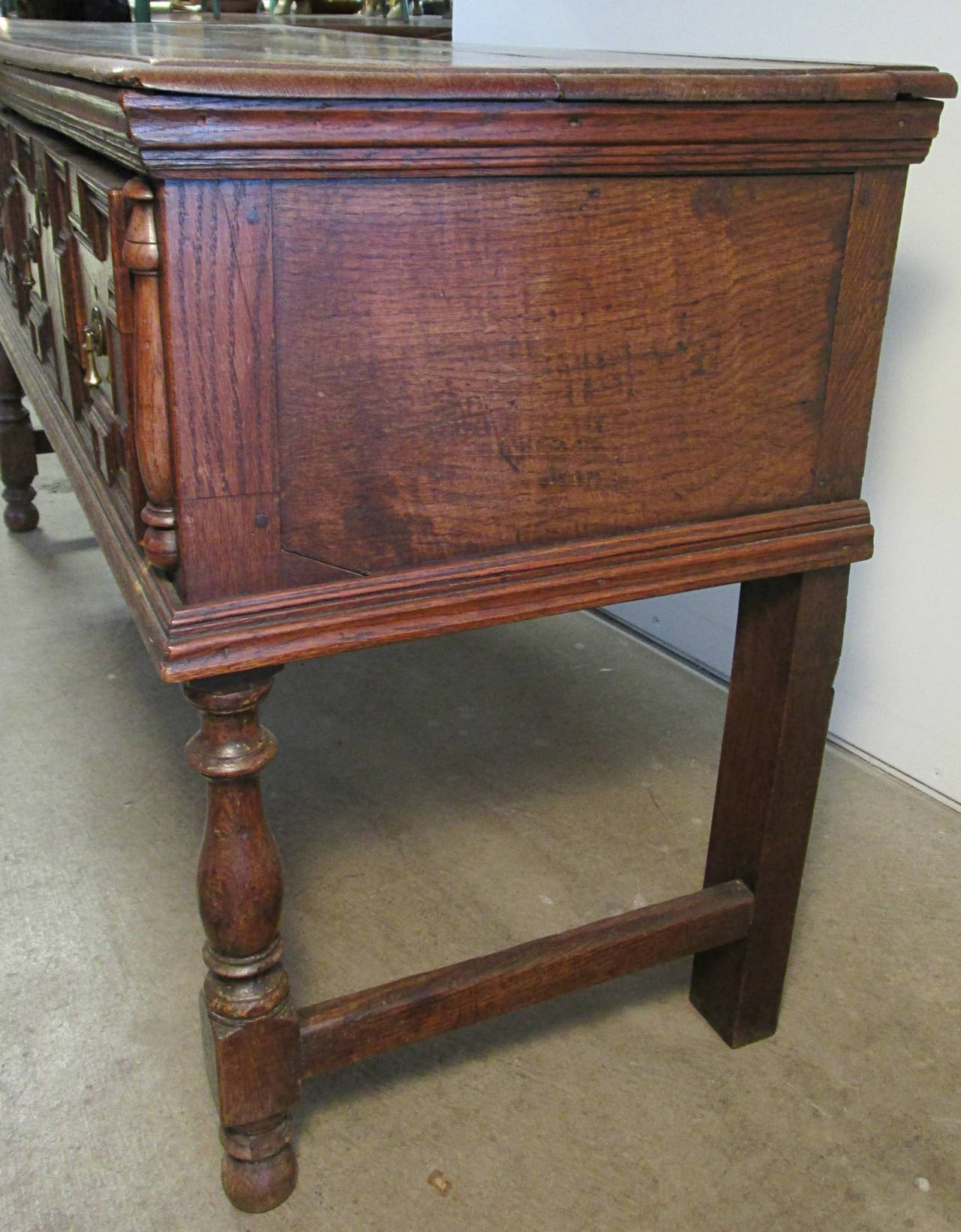 English Oak Server For Sale at 1stDibs