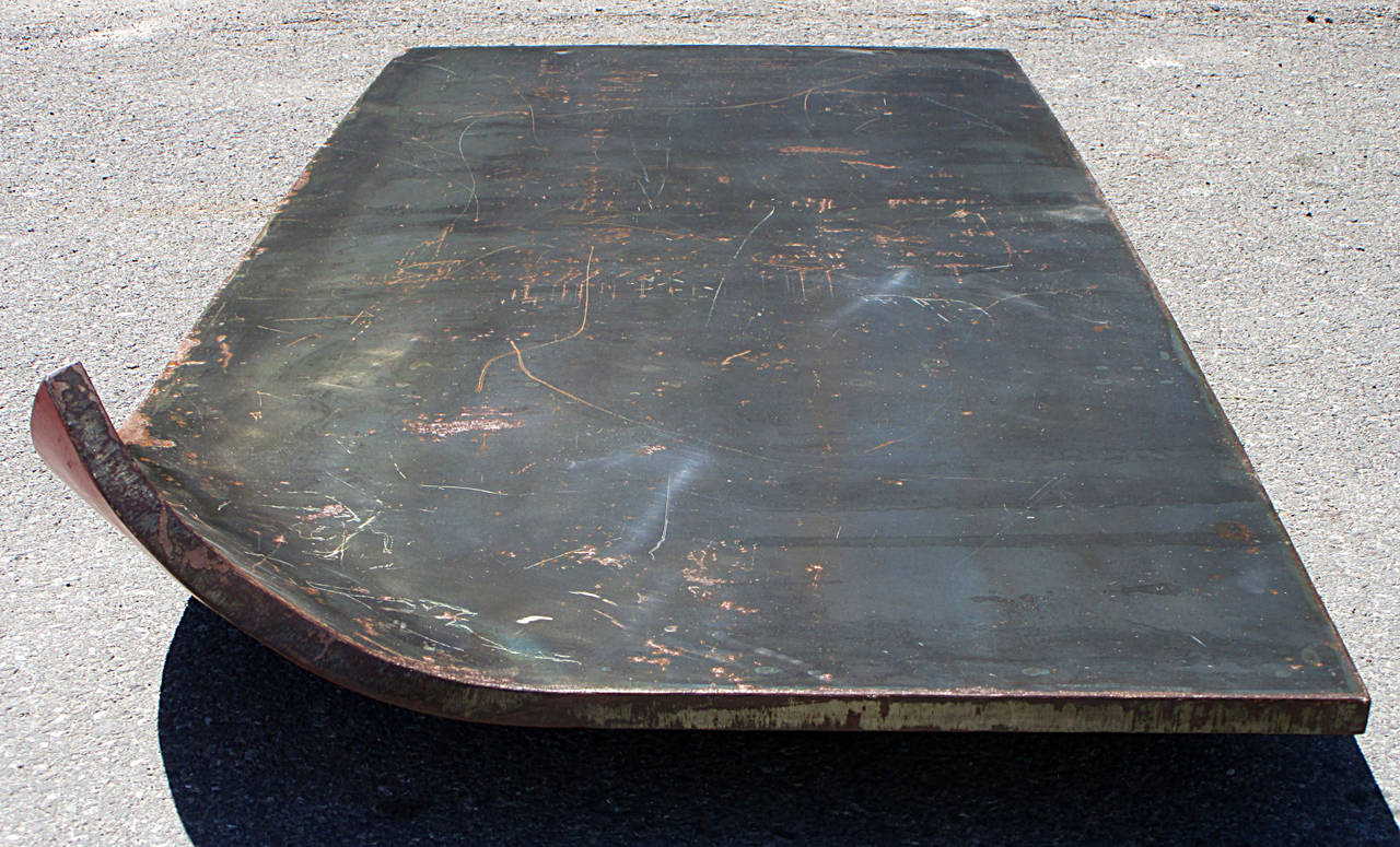 Floating Steel Table at 1stDibs
