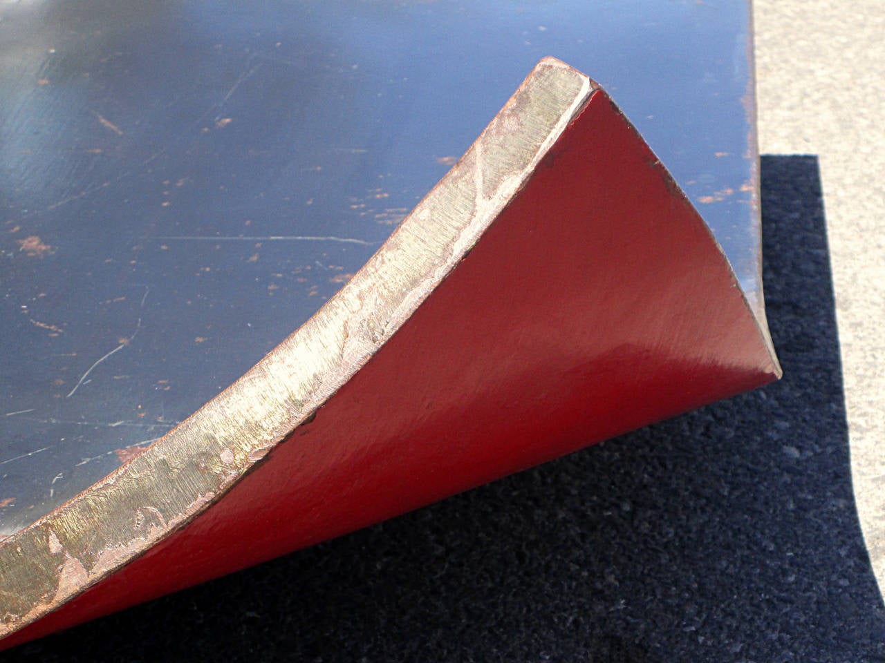 Floating Steel Table at 1stDibs