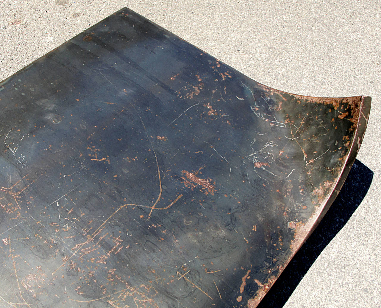 Floating Steel Table at 1stDibs