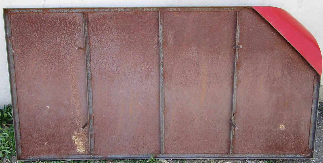 Floating Steel Table at 1stDibs