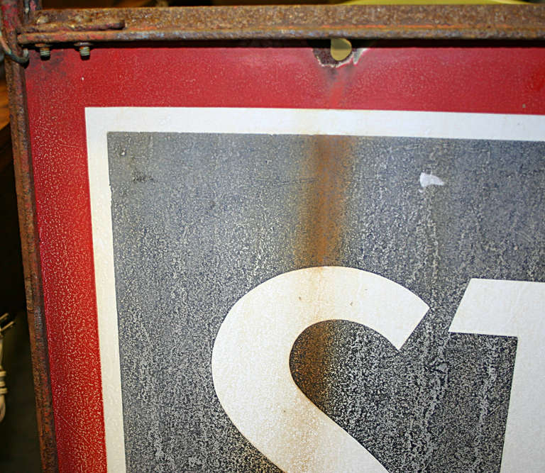 Standard Oil Double Sided Porcelain Sign For Sale at 1stDibs | standard ...