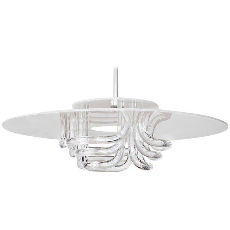 Lucite Chandelier at 1stDibs