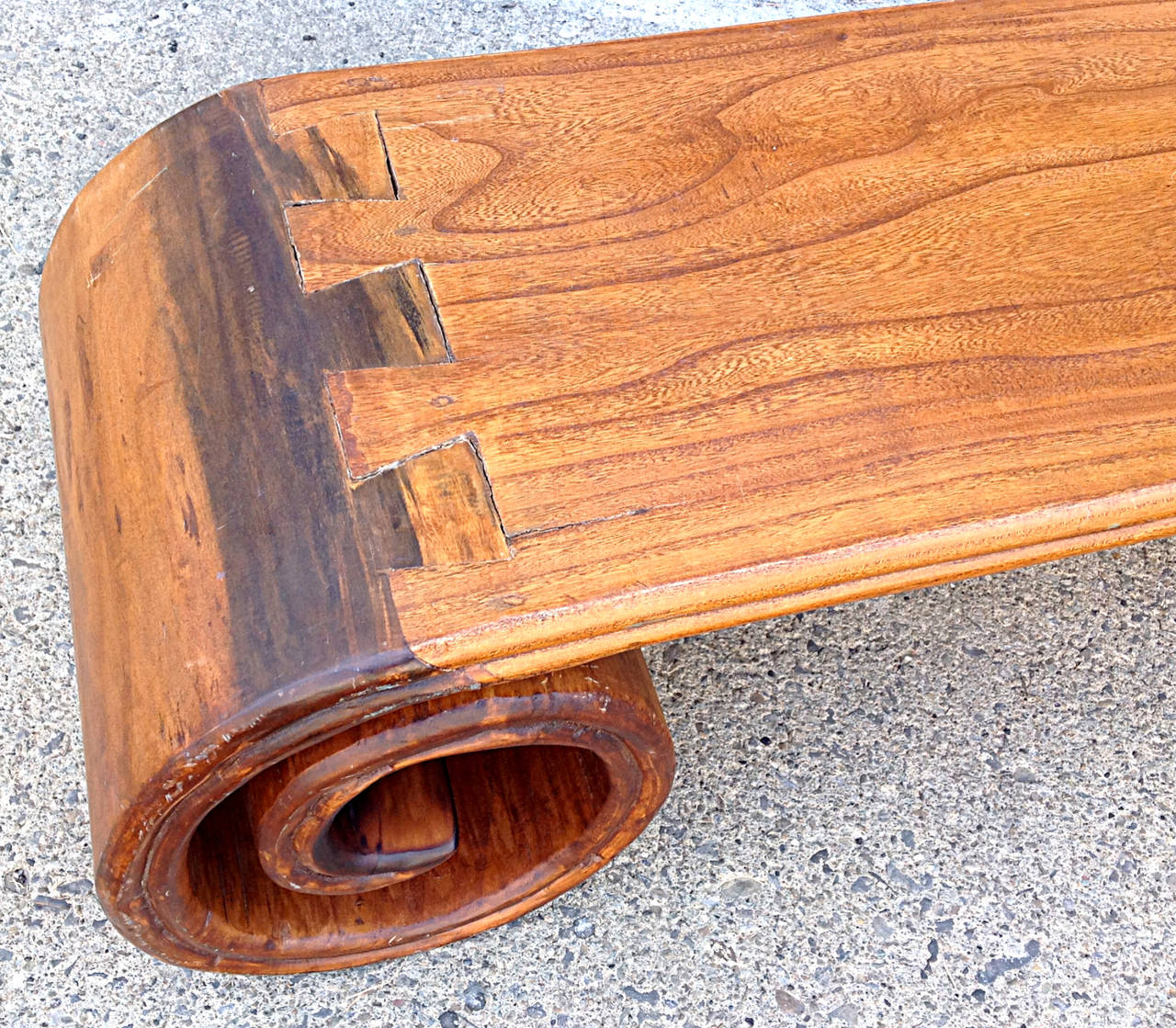 Low Scroll Table or Bench at 1stDibs