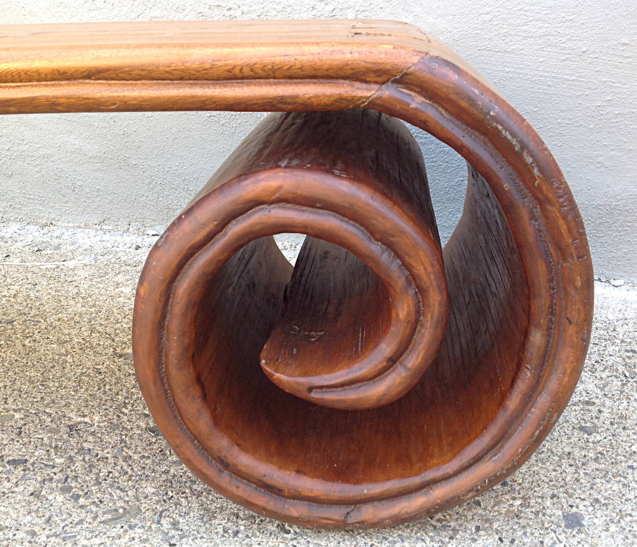 Low Scroll Table or Bench at 1stDibs