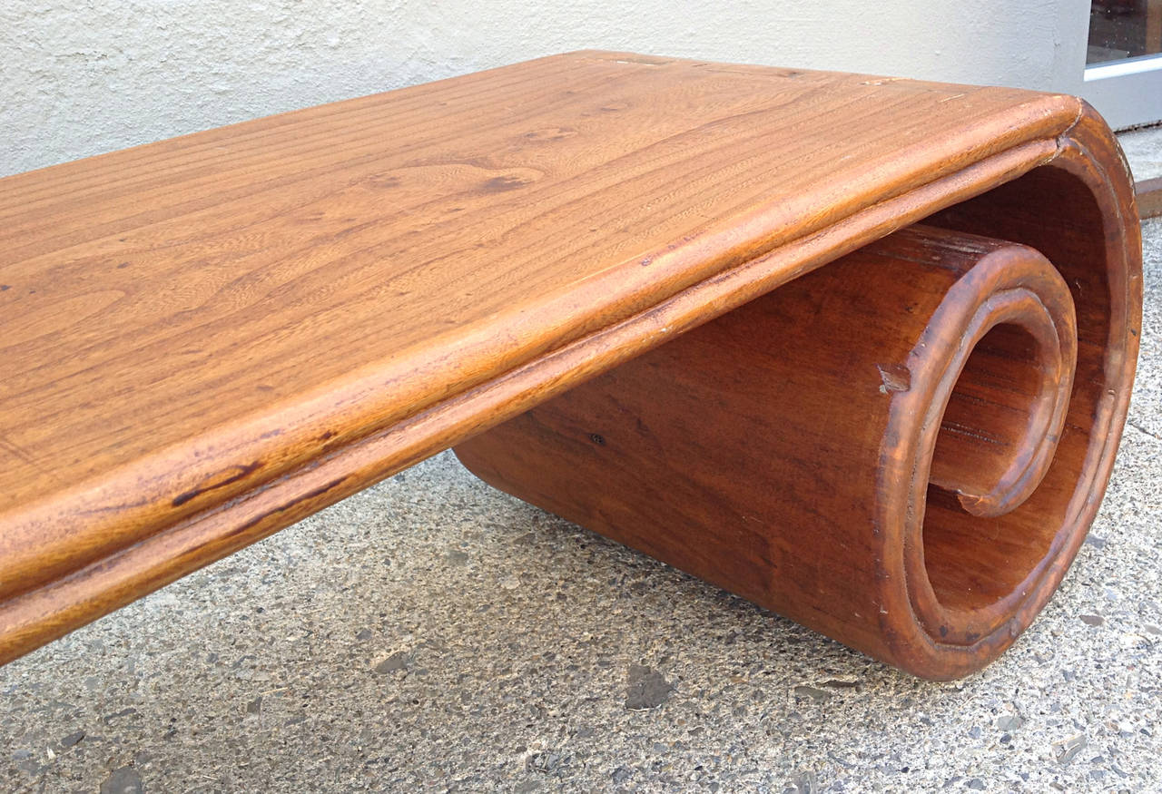 Low Scroll Table or Bench at 1stDibs