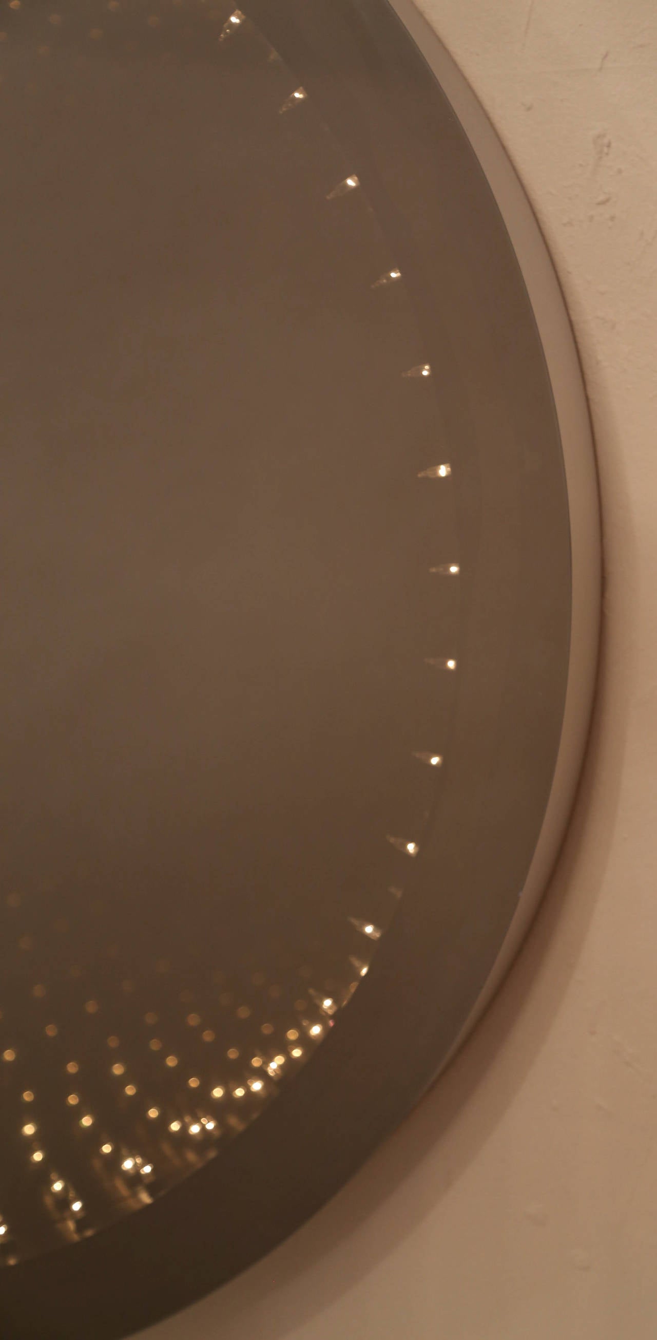 Groovy Round Infinity Mirrors at 1stDibs