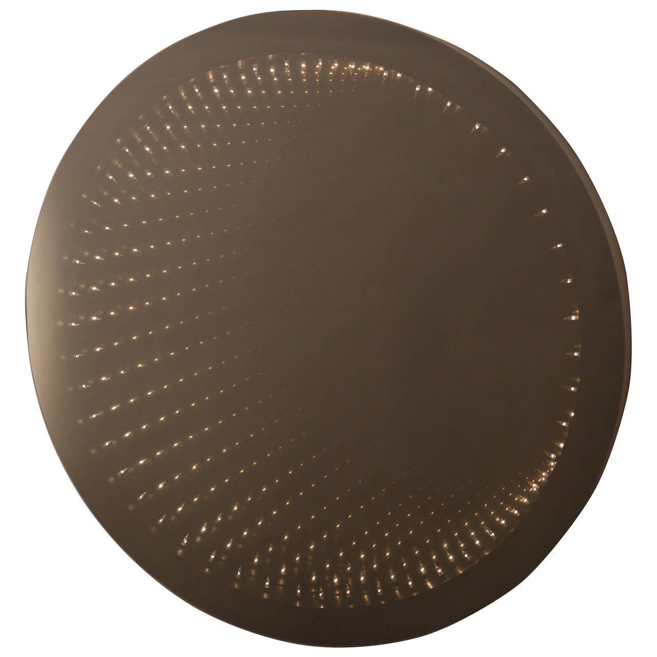 Groovy Round Infinity Mirrors at 1stDibs