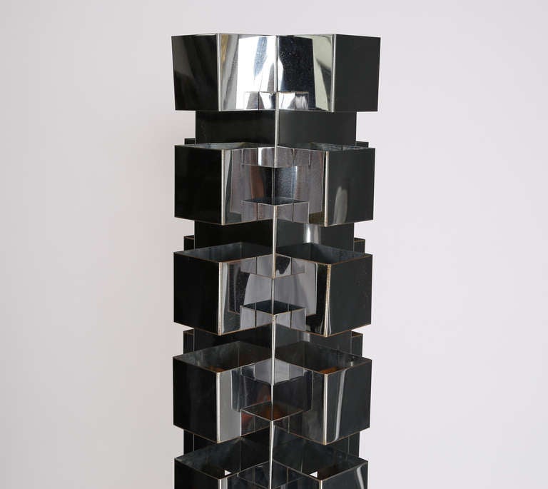 1970s C. Jeré, Artisan House Interlocking Tower Lamp at 1stDibs
