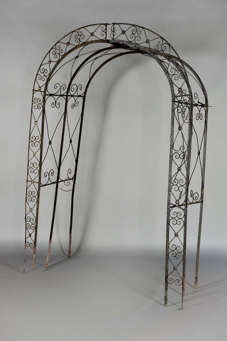 A Wirework Garden Arch circa 1810 For Sale at 1stDibs