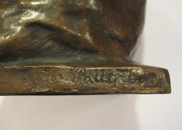 Art Deco Bronze Bear Sculpture by Josef Pallenberg For Sale at 1stDibs