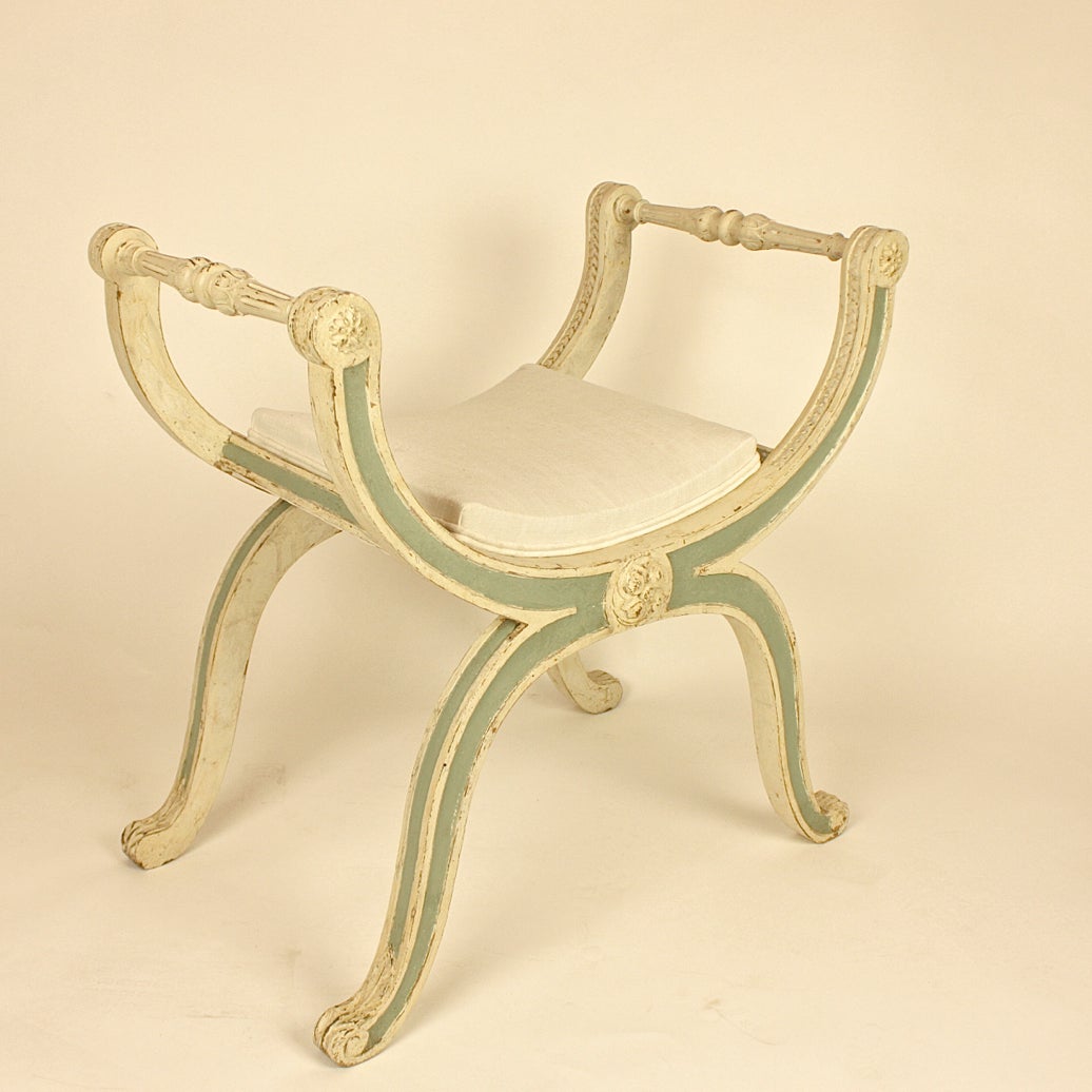 19th Century Curule Tabouret at 1stDibs