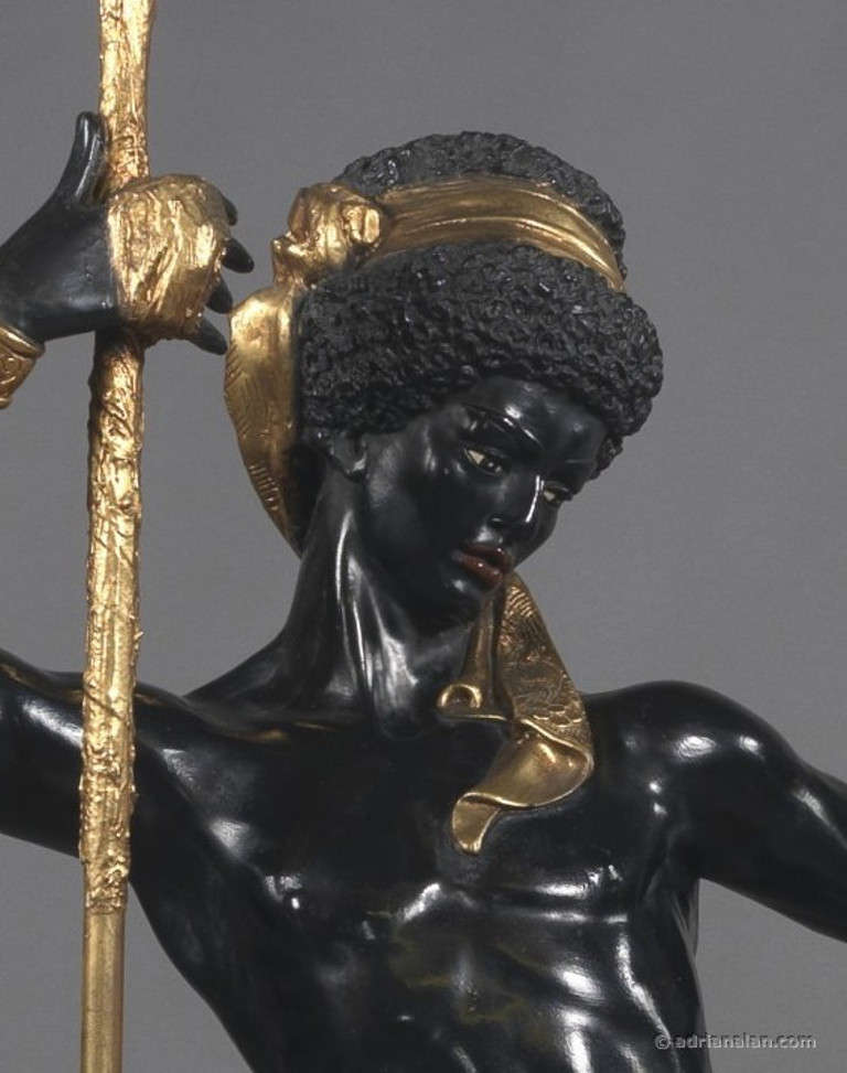Pair of Italian Blackamoor Figures For Sale at 1stdibs