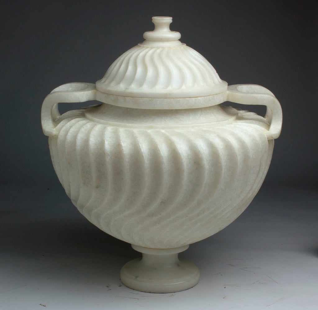 Big Marble vases For Sale at 1stDibs