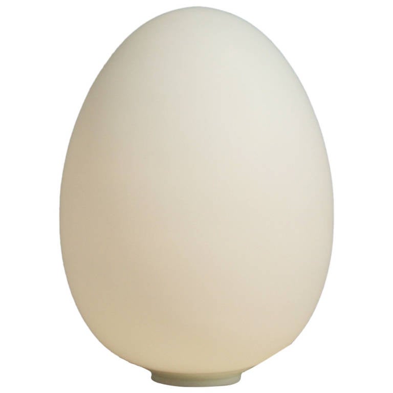 Murano Glass Egg Lamp at 1stDibs