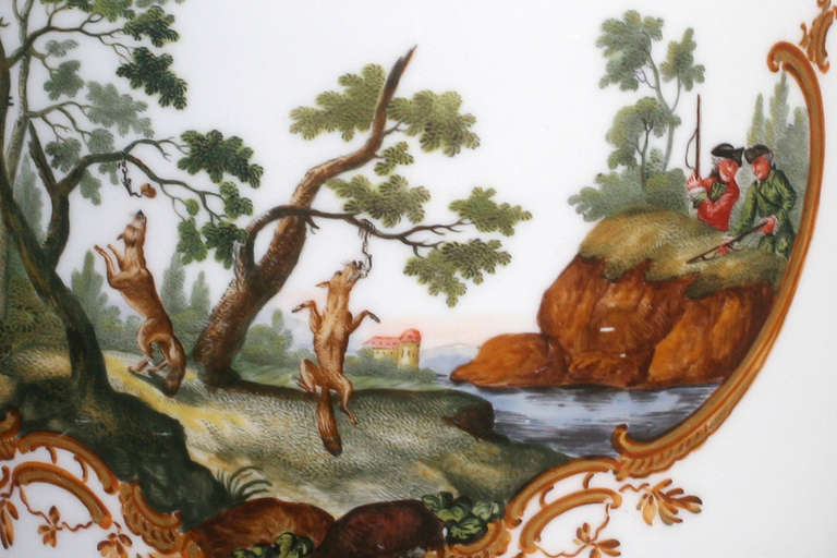 A Large Meissen Cachepot from the Hunting Service of Catherine the ...