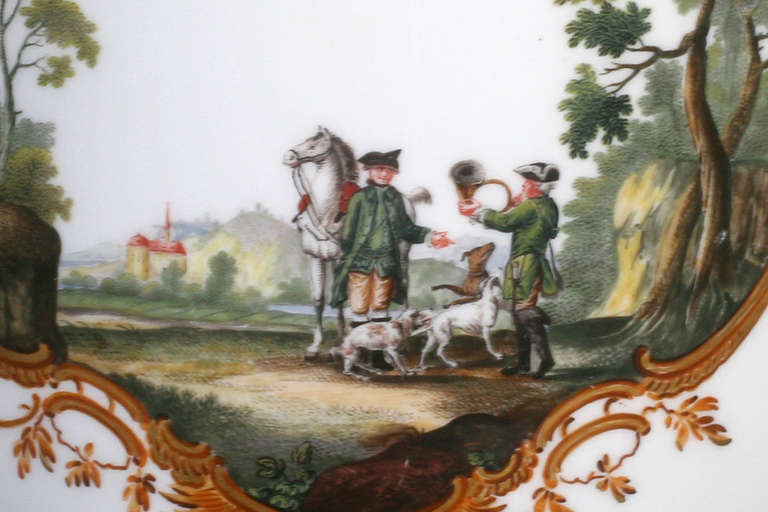 A Large Meissen Cachepot from the Hunting Service of Catherine the ...